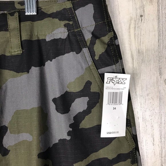 Fox | Pants | Nwt Mens Fox Camo Recon Stretch Cargo Pant | Poshmark